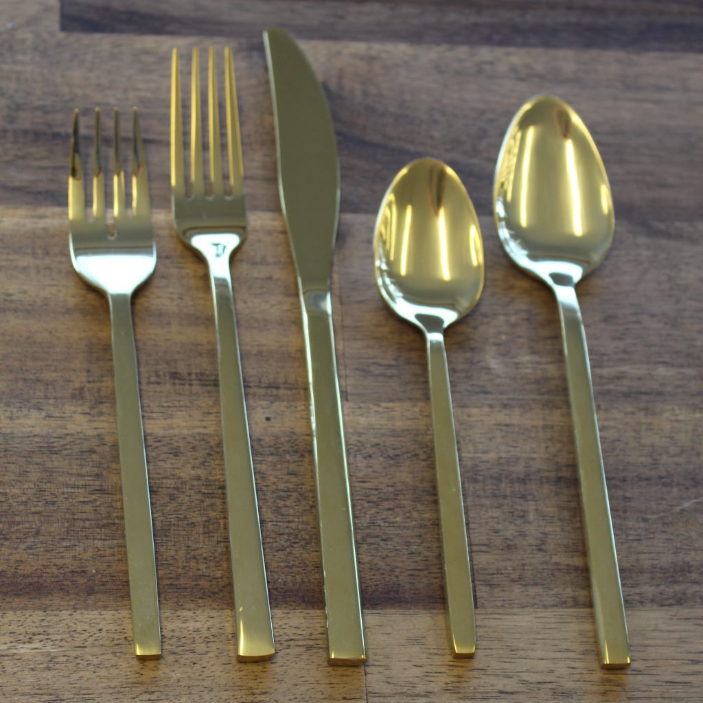 Gold Table Knife - Dobsons Marquee & Party Hire